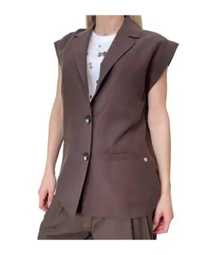 Liu Jo Single-breasted Waistcoat - Black