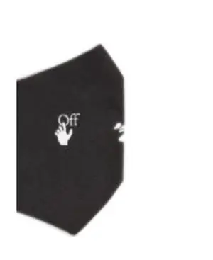 Off-White Hands Off Logo Face Mask
