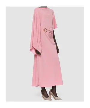 JOSEPH Joya Dress Asymmetrical Maxi - Blush