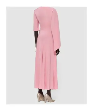 JOSEPH Joya Dress Asymmetrical Maxi - Blush