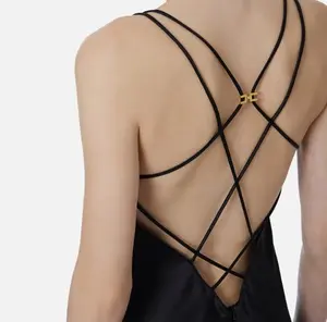 Elisabetta Franchi Satin Maxi Dress