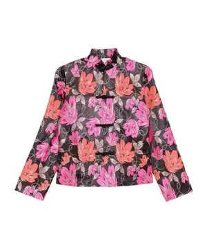 Comme Des Garçons Floral Jacquard Jacket