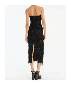 ROTATE BY BIRGER CHRISTENSEN Sequinned Midi Tube Dress