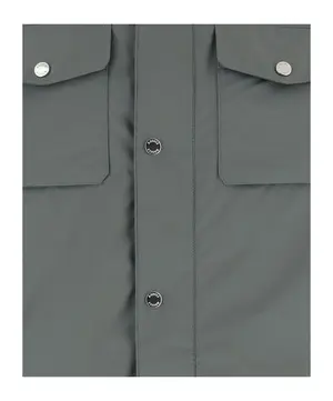 MOORER Fenzi Stu High Neck Jacket - Gray