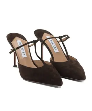 AQUAZZURA Sorbonne Mules - Black