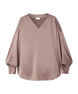 Brunello Cucinelli Long Sleeve V-neck Shirt - C4272