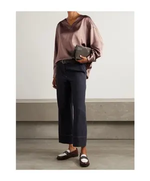 Brunello Cucinelli Long Sleeve V-neck Shirt - C4272