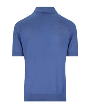 Brunello Cucinelli Fine Knit Polo Shirt