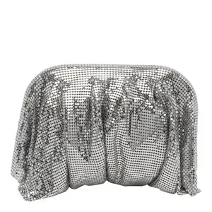 Benedetta Bruzziches Venus La Petite Crystal Clutch Bag - Gray