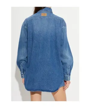 Moschino Long Sleeve Denim Shirt