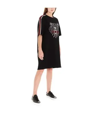 Kenzo Tiger Head Embroidered Dress
