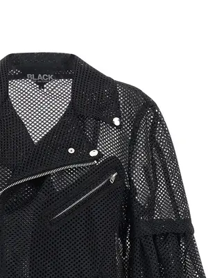 Comme Des Garçons Balloon Sleeve Mesh Jacket
