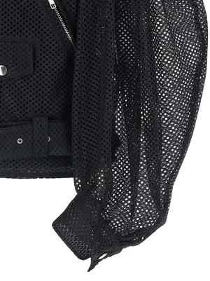 Comme Des Garçons Balloon Sleeve Mesh Jacket