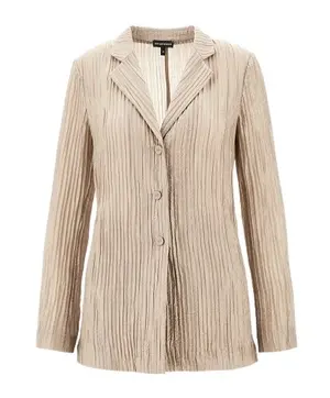 Pleated Blazer
