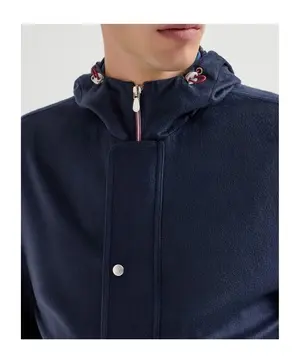 Brunello Cucinelli Lightweight Flannel Parka