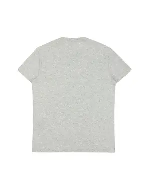 EA7 Logo Printed Round Collar T-shirt - Grey