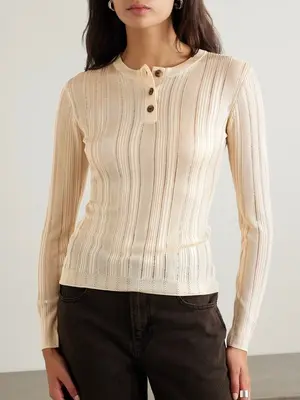 FRAME Crew Neck Long Sleeve Sweater