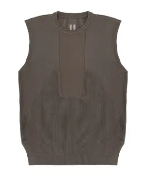 Rick Owens Ribbed-knit Vest - Black