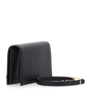 Elisabetta Franchi Chain Strap Logo Clutch Bag