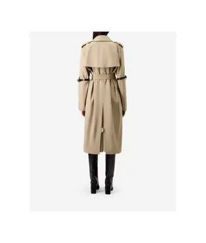 Coperni Mid-length Trench Coat With Defined Waist - Brown