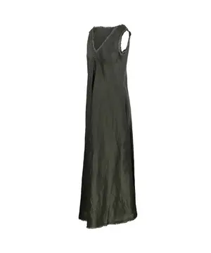 P.a.r.o.s.h Sleeveless V-neck Maxi Dress - Black