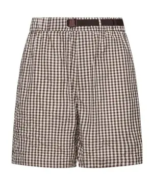 Moncler Vichy Cotton Blend Shorts