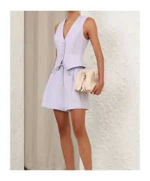 Zimmermann Luna Tailored Linen Shorts