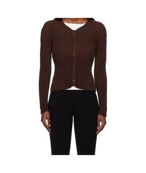 Issey Miyake Button Detailed Knitwear For Women