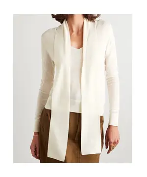 NILI LOTAN Ayla Long Sleeve Sweater With Braid Detail