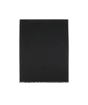 Emporio Armani Logo Scarf - Black