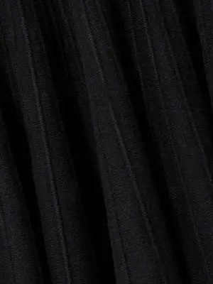 Arch4 Ribbed Knit Fit & Flare Dress