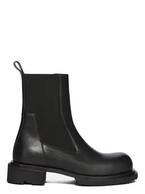 Rick Owens Lug Sole Chelsea Boots - Black