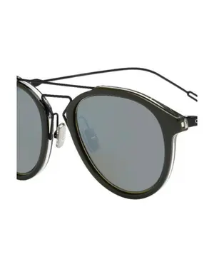 Dior Aviator Sunglasses With Logo Detail - Gray