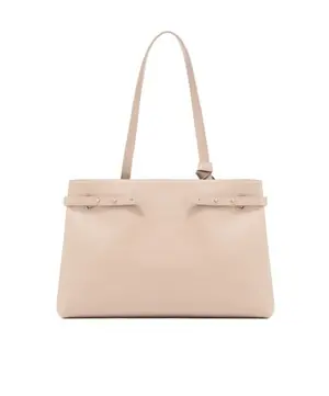 Emporio Armani Top Handle Shoulder Bag - Light Brown