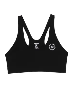 SPORTY  RICH Sporty & Rich Logo Print Short Sleeved Vest