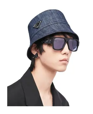 Prada Denim Bucket Hat