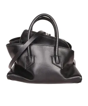 Attico Double-handle Handbag - Black