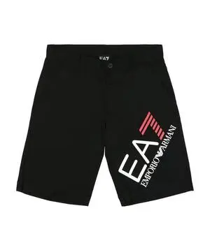 EA7 Logo Printed Shorts