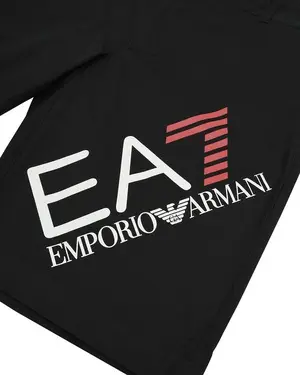 EA7 Logo Printed Shorts