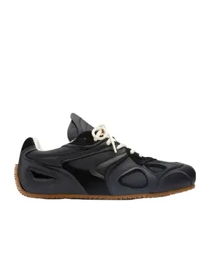 Axel Arigato Panelled Lace-up Low-top Sneakers - Black
