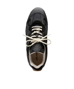 Axel Arigato Panelled Lace-up Low-top Sneakers - Black