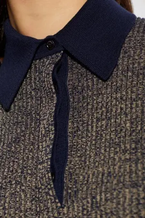 FERRAGAMO Long Sleeve Polo Shirt