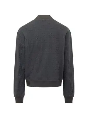 Etro Textured Zip-up Jacket - Black
