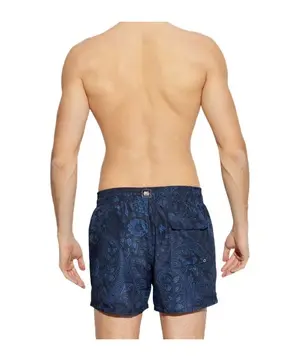 Etro Paisley Print Swim Shorts - Blue