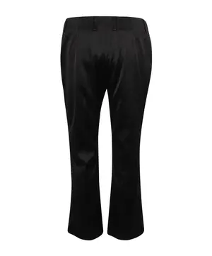 Ermanno Scervino Cropped Flared Trousers - Black