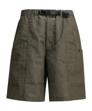 Comme Des Garçons Homme Plaid Cargo Shorts