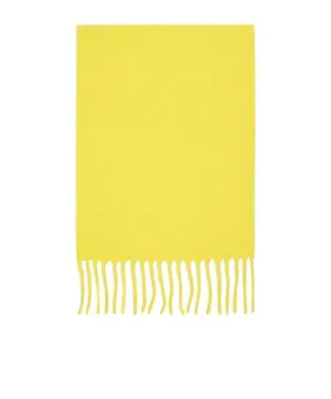 Issey Miyake Fringed Scarf - Yellow