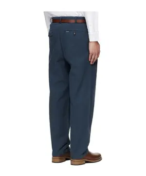 Barbour Cotton Linen Relaxed Trousers