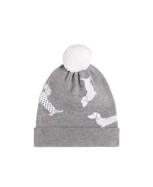 Thom Browne Hector Beanie - Gray