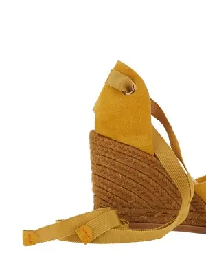 CastaÑer Suede Wedge Espadrille Pumps